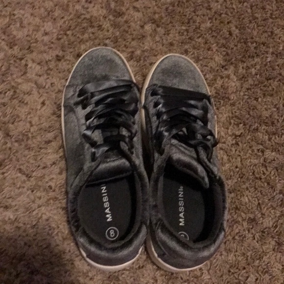 Massini | Shoes | Massini Womens Velvet Sneakers | Poshmark